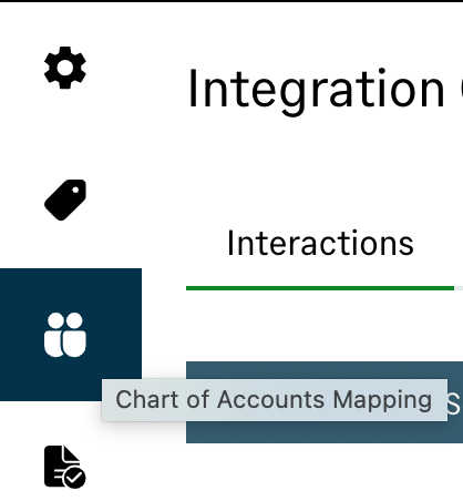 Intacct connector account mapping