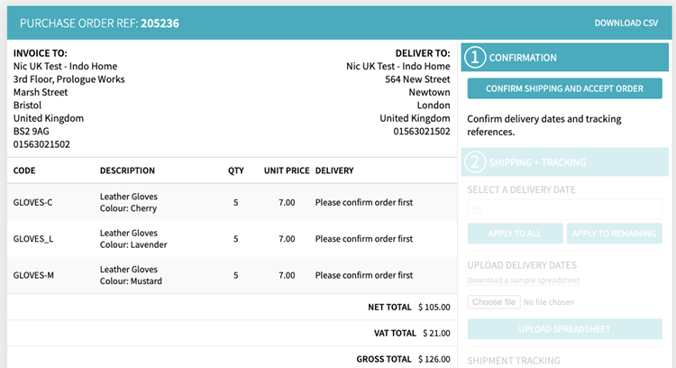 Using the Aphix Purchase Order Portal