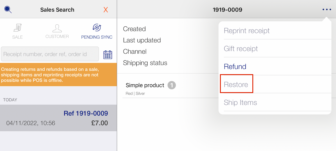 Testing Brightpearl POS via TestFlight
