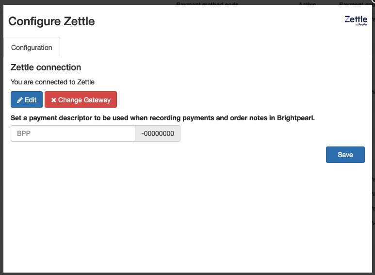 Brightpearl Payments: Zettle for POS